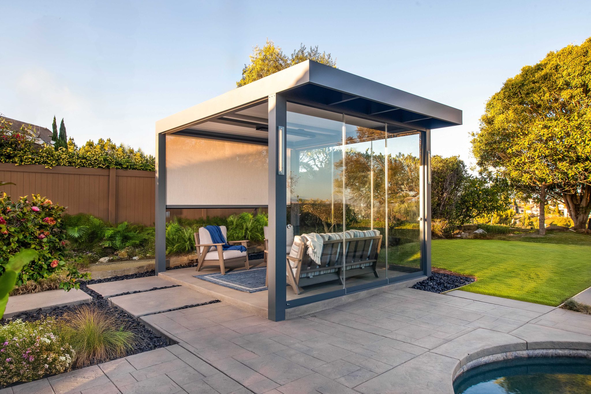 Outdoor Glass Panels