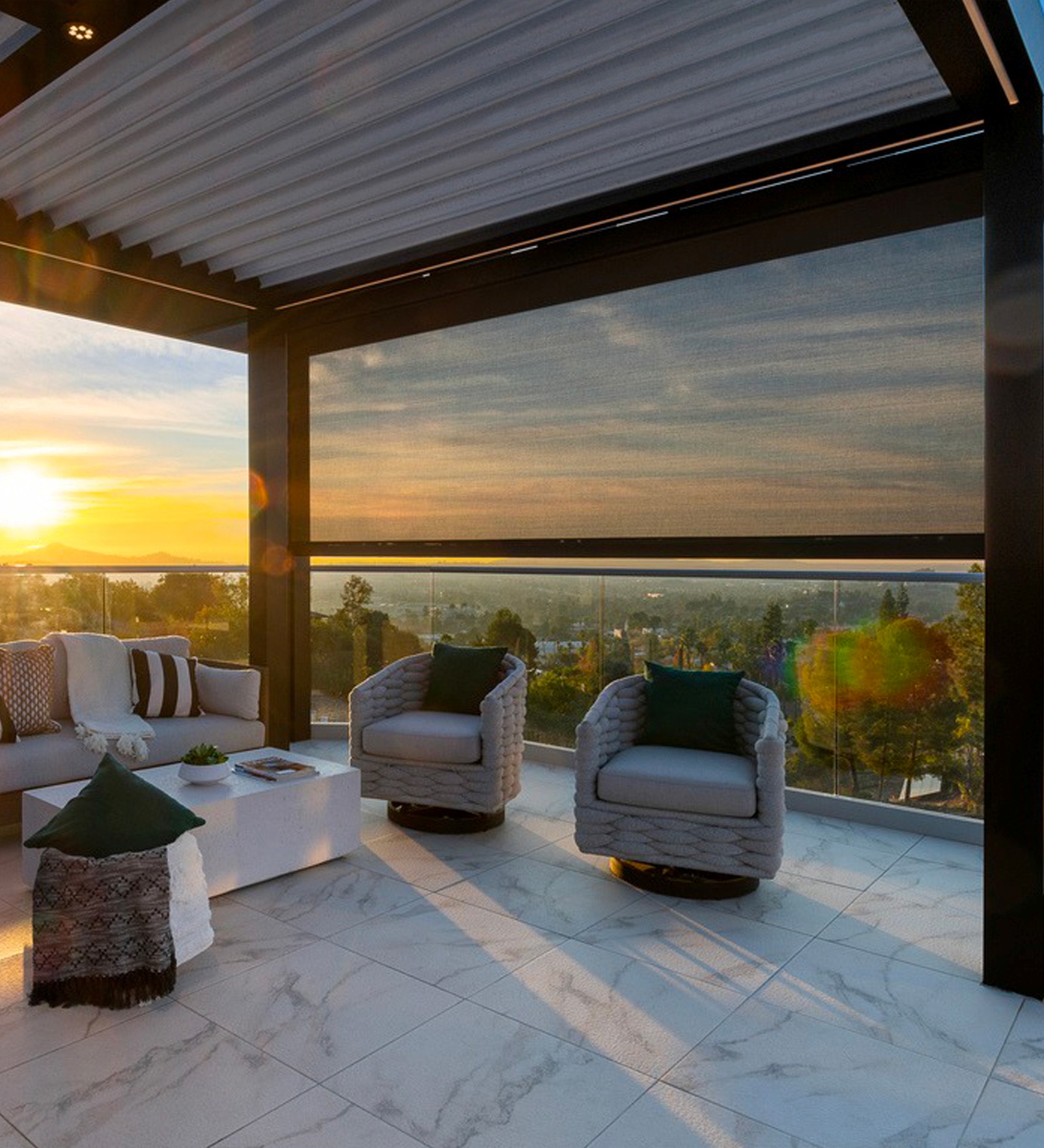 Automated Screens for Patios | Outdoor Elements